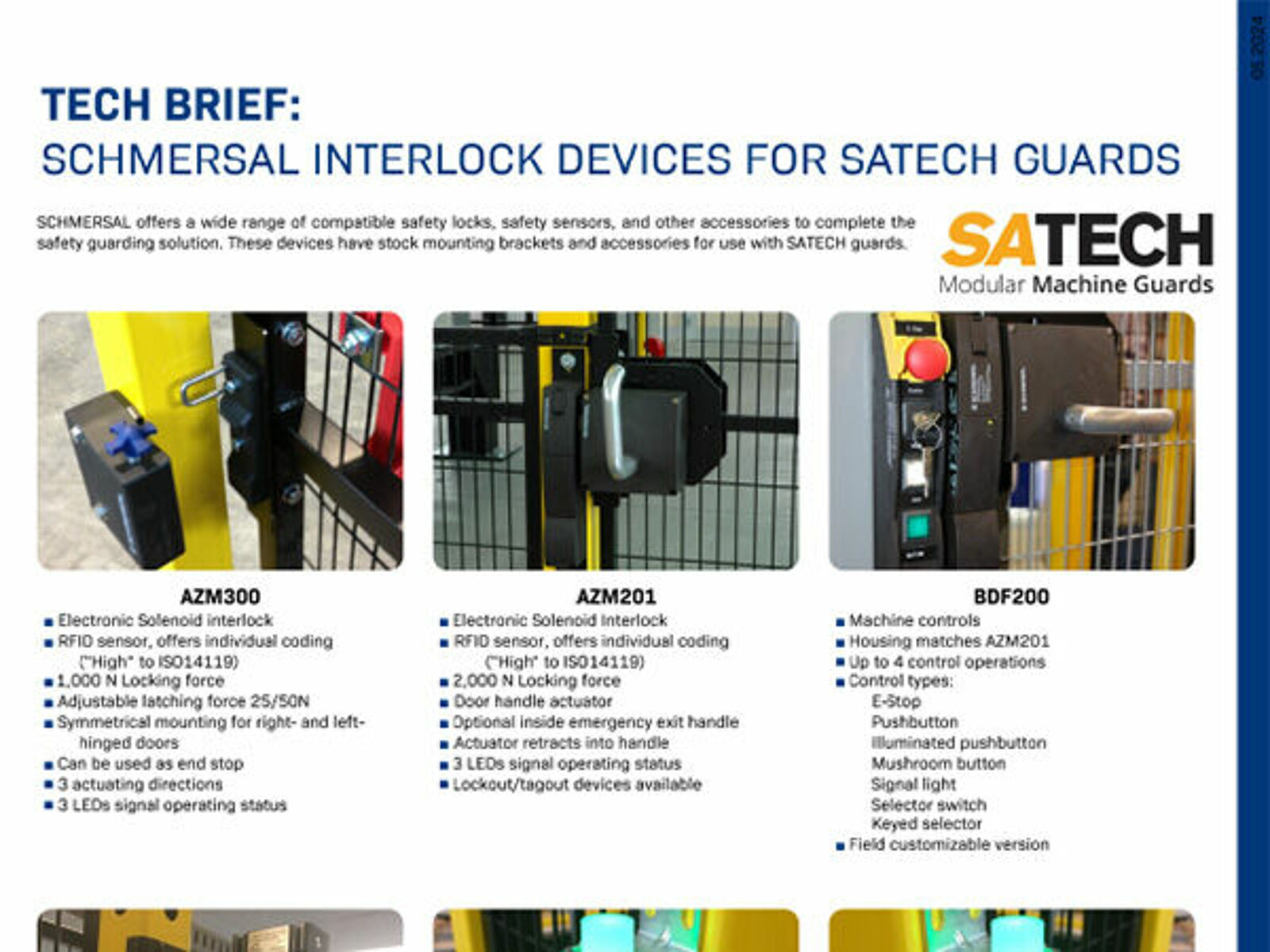 SATECH modular machine guards
