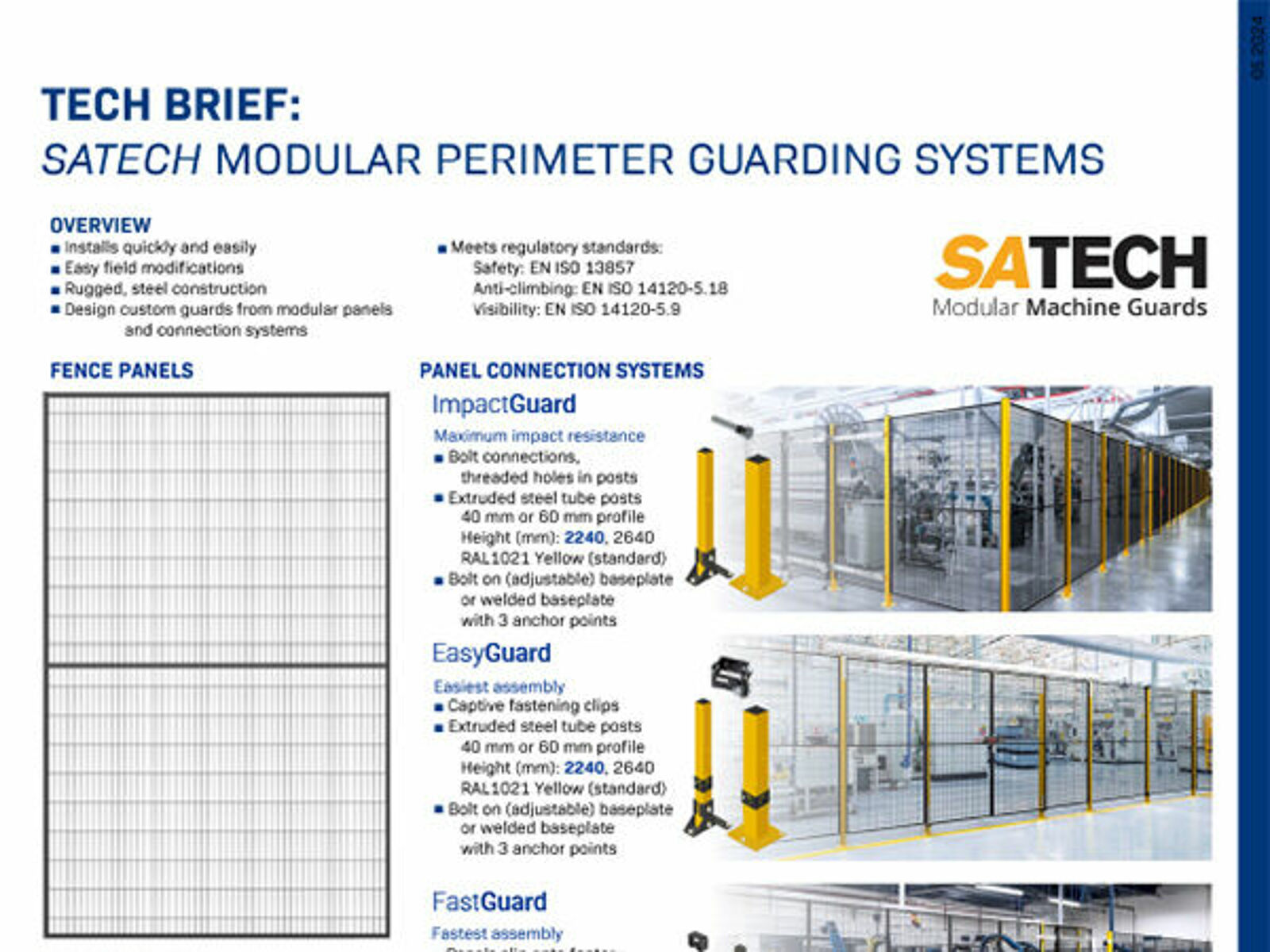 SATECH modular machine guards