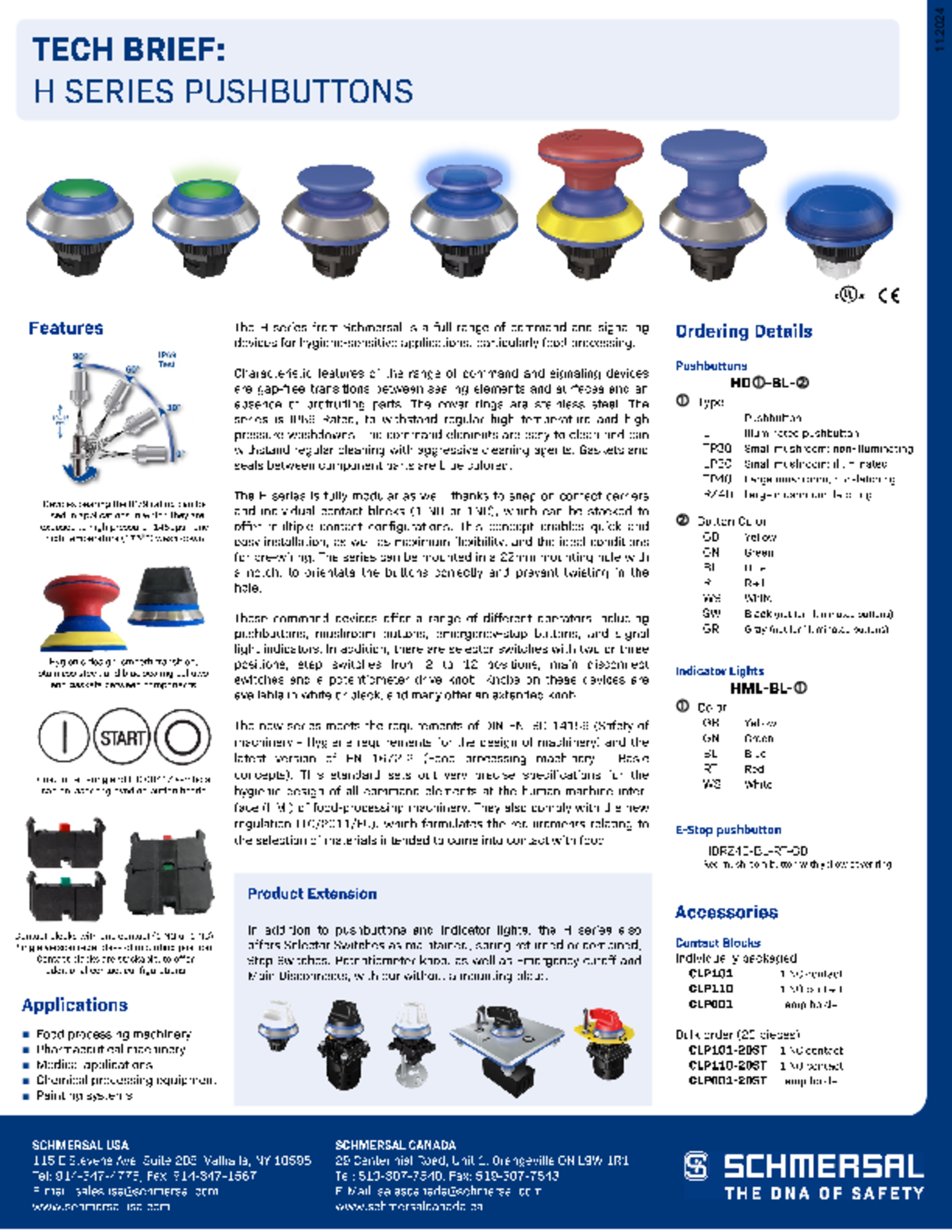 H series command & Signaling devices